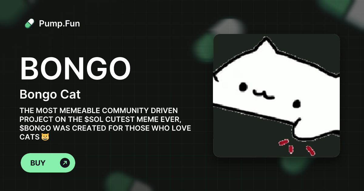 Bongo Cat (BONGO) - Pump