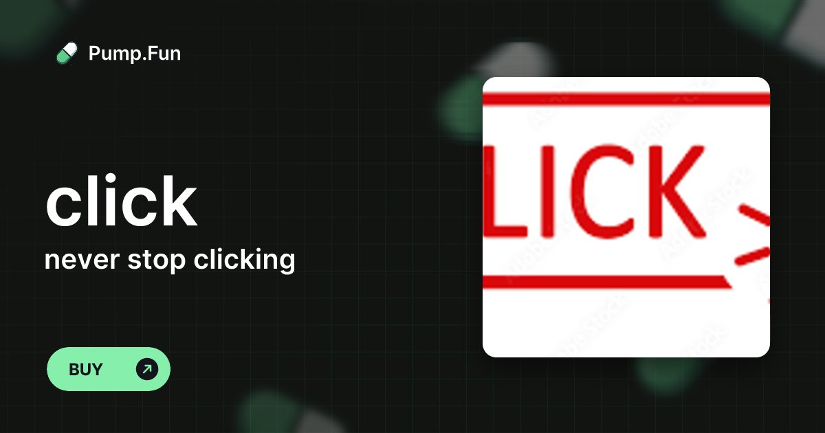 never stop clicking (click) - Pump