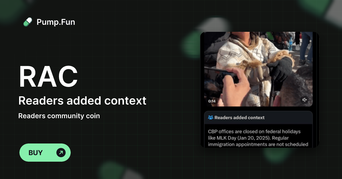 Readers added context (RAC) - Pump