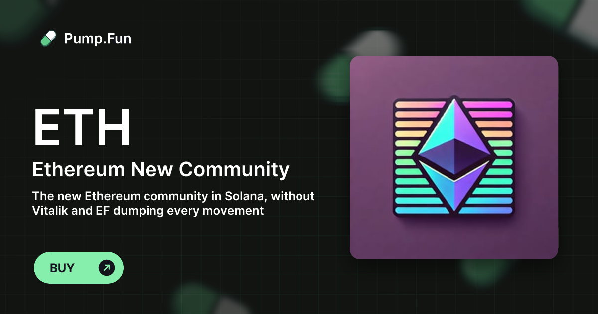 Ethereum New Community (ETH) - Pump