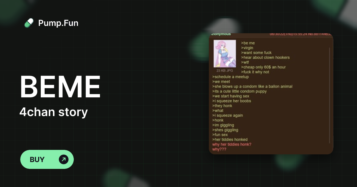 4chan story (BEME) - Pump