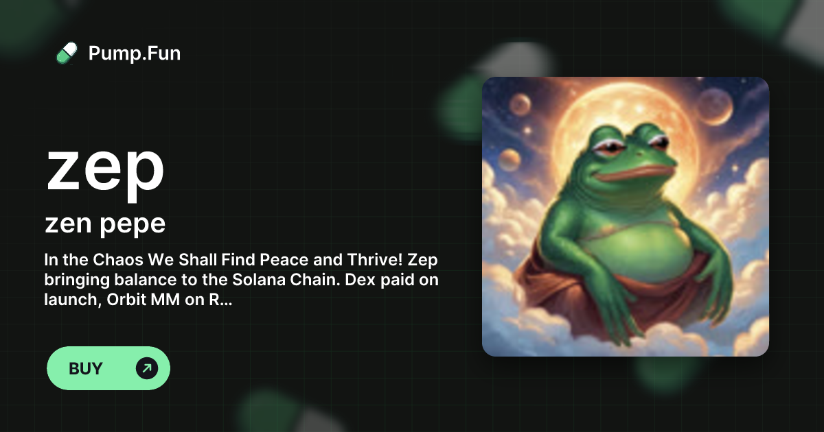 zen pepe (zep) - Pump
