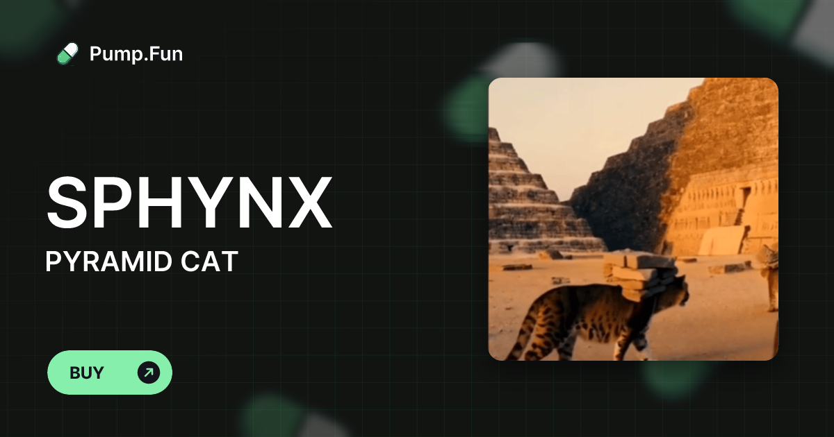 PYRAMID CAT (SPHYNX) - Pump