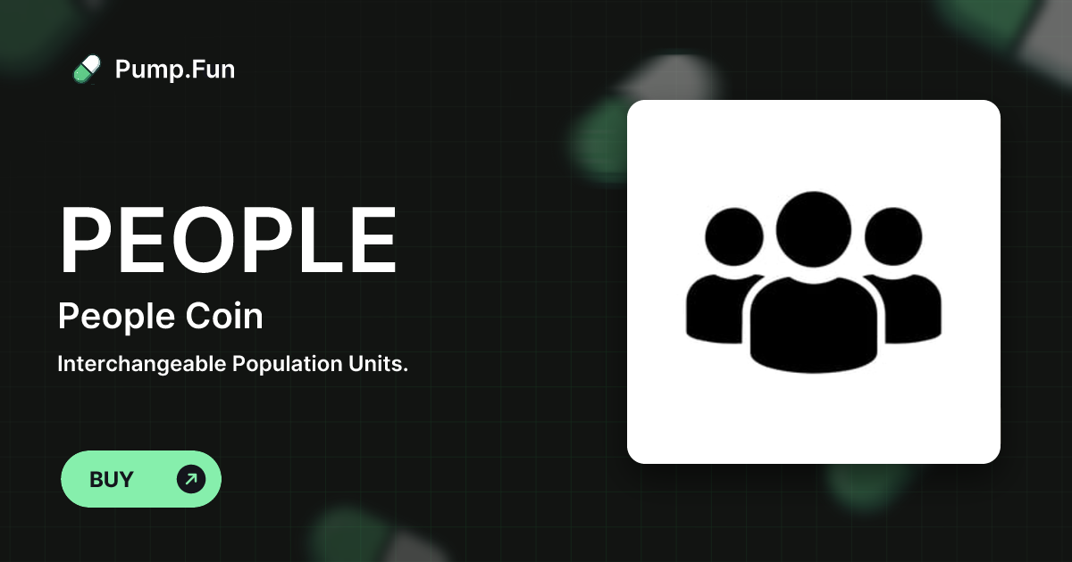 People Coin (PEOPLE) - Pump