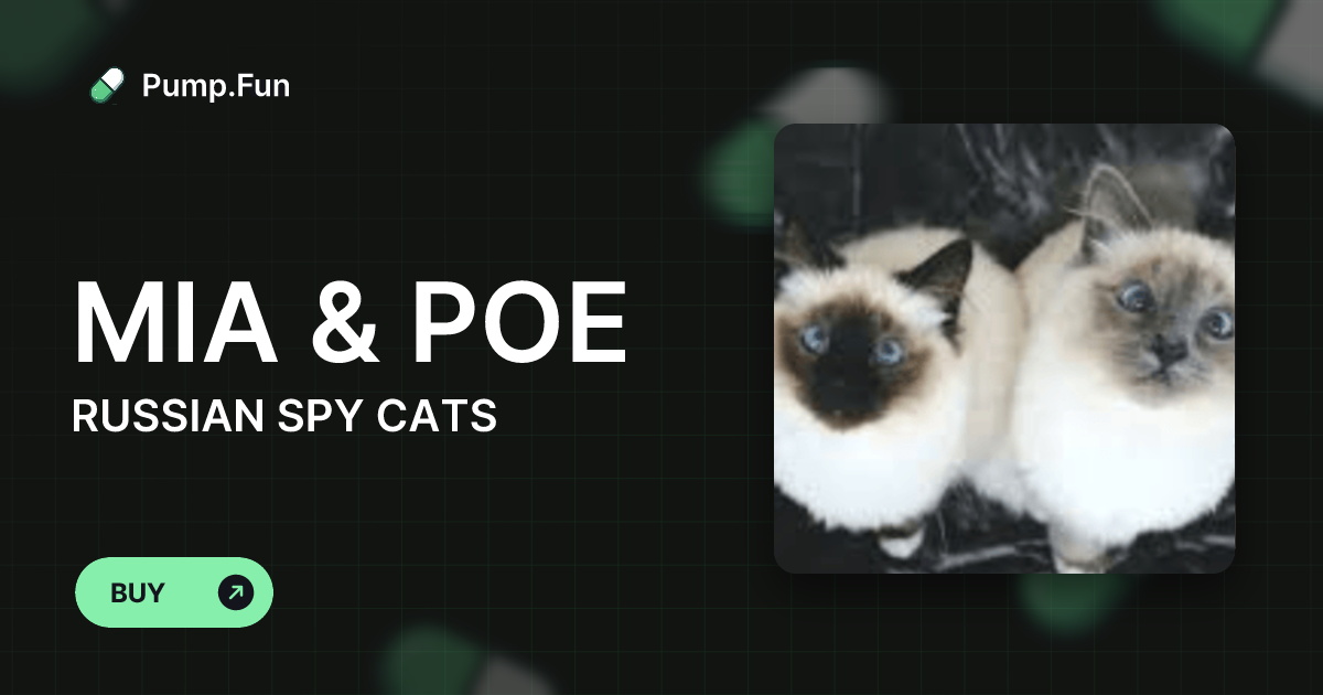RUSSIAN SPY CATS (MIA & POE) - Pump