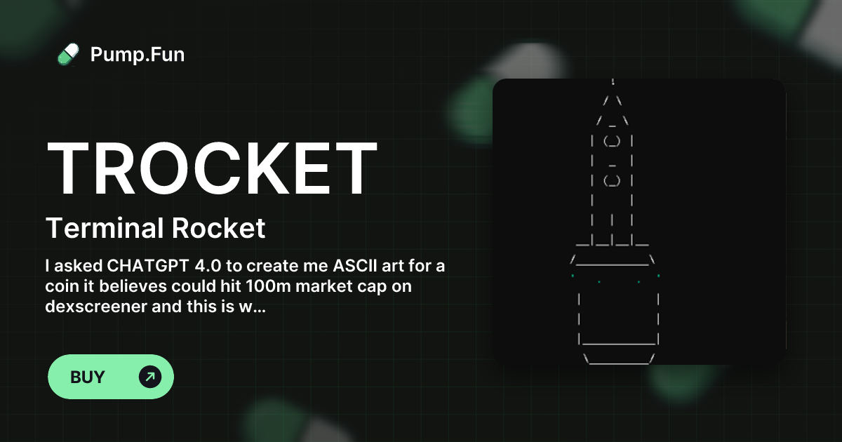 Terminal Rocket (TROCKET) - Pump