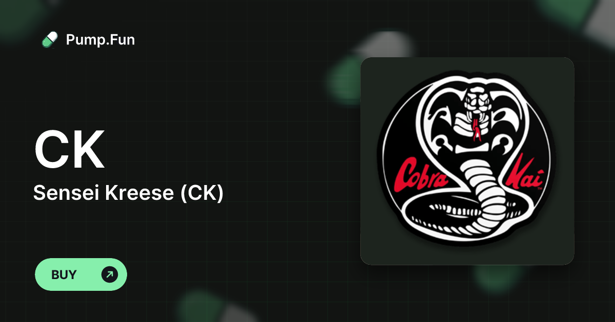 Sensei Kreese (CK) (CK) - Pump