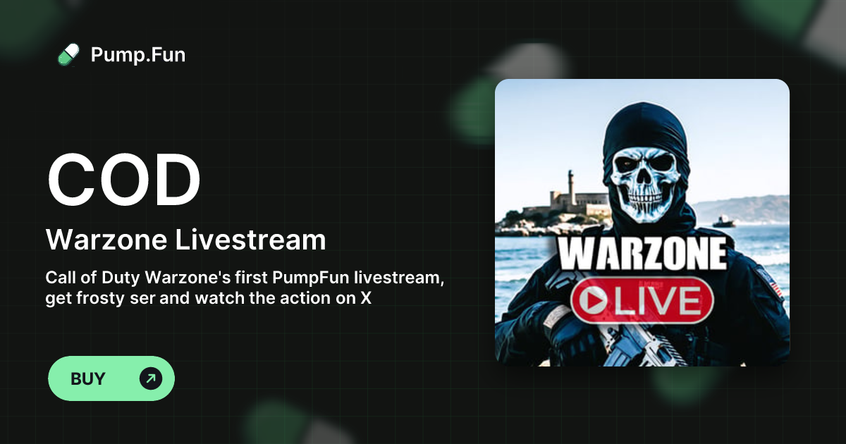 Warzone Livestream (COD) - Pump