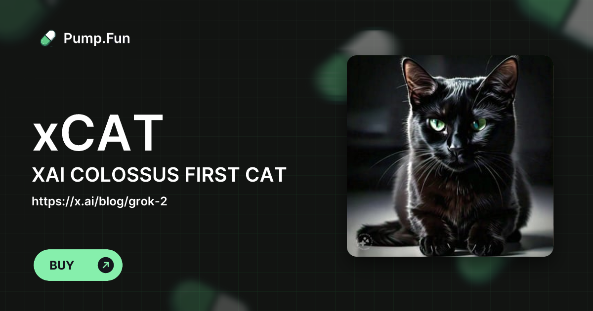 XAI COLOSSUS FIRST CAT (xCAT) - Pump
