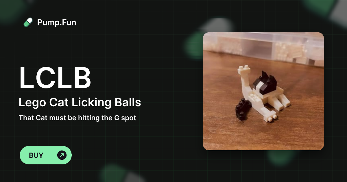 Lego Cat Licking Balls (LCLB) - Pump