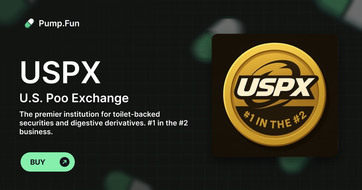 U.S. Poo Exchange (USPX) - Pump