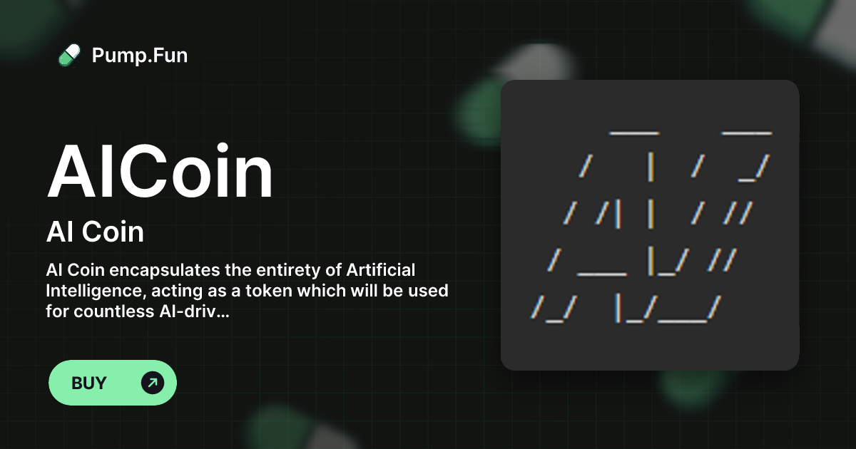 AI Coin (AICoin) - Pump