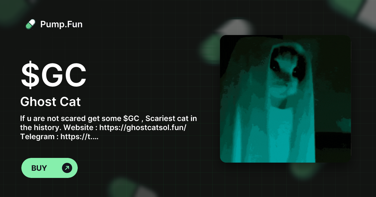 Ghost Cat ($GC) - Pump