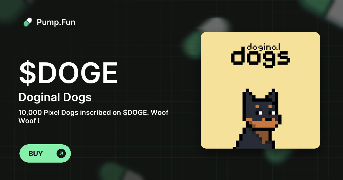 Doginal Dogs ($DOGE) - Pump