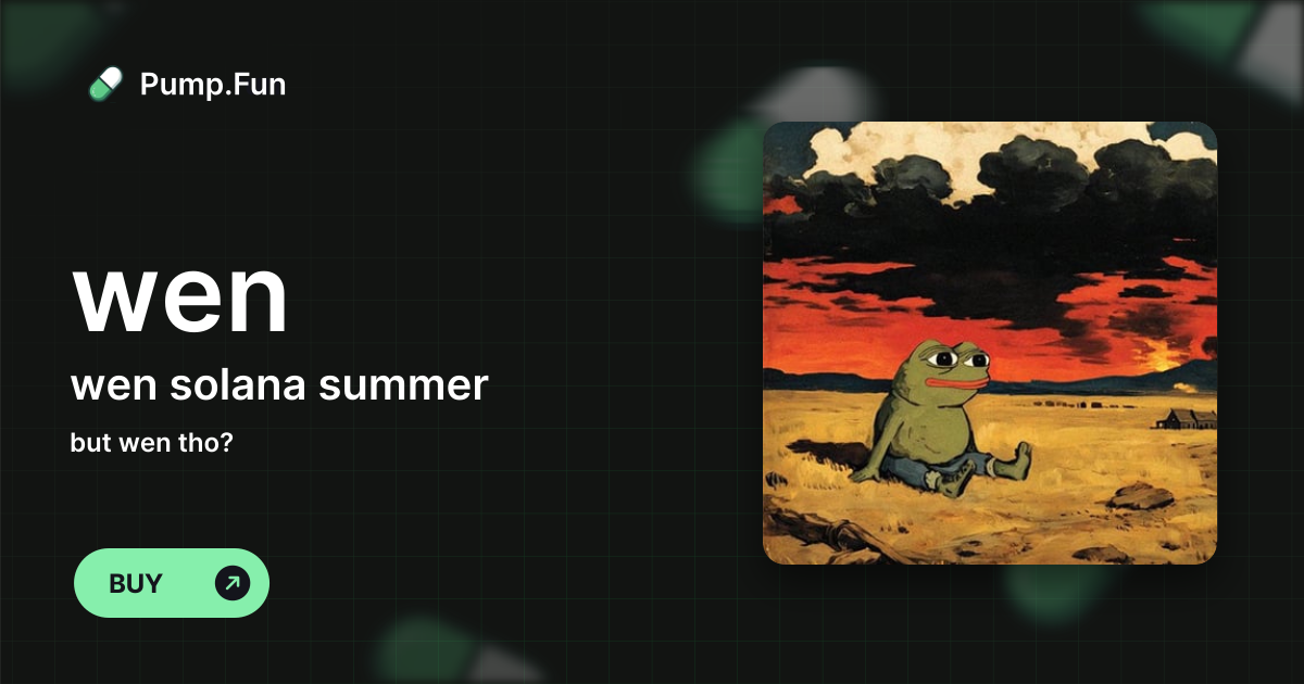 wen solana summer (wen) - Pump