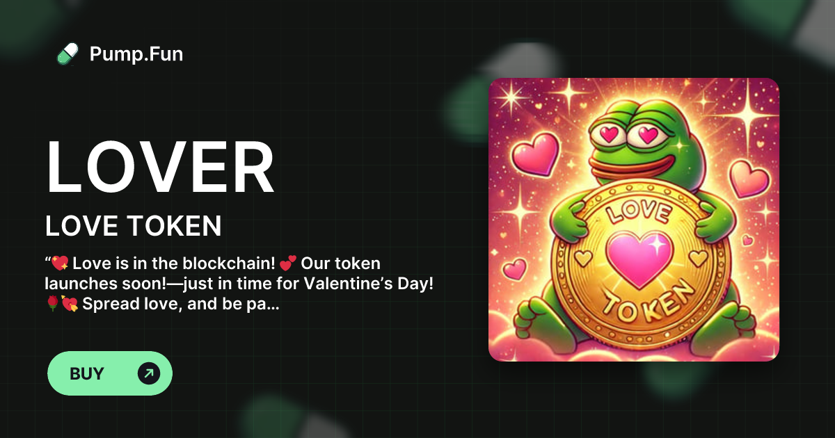 LOVE TOKEN (LOVER) - Pump