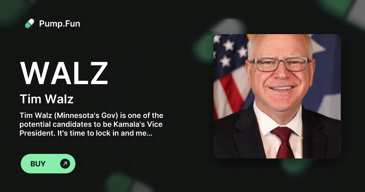 Tim Walz (WALZ) - Pump