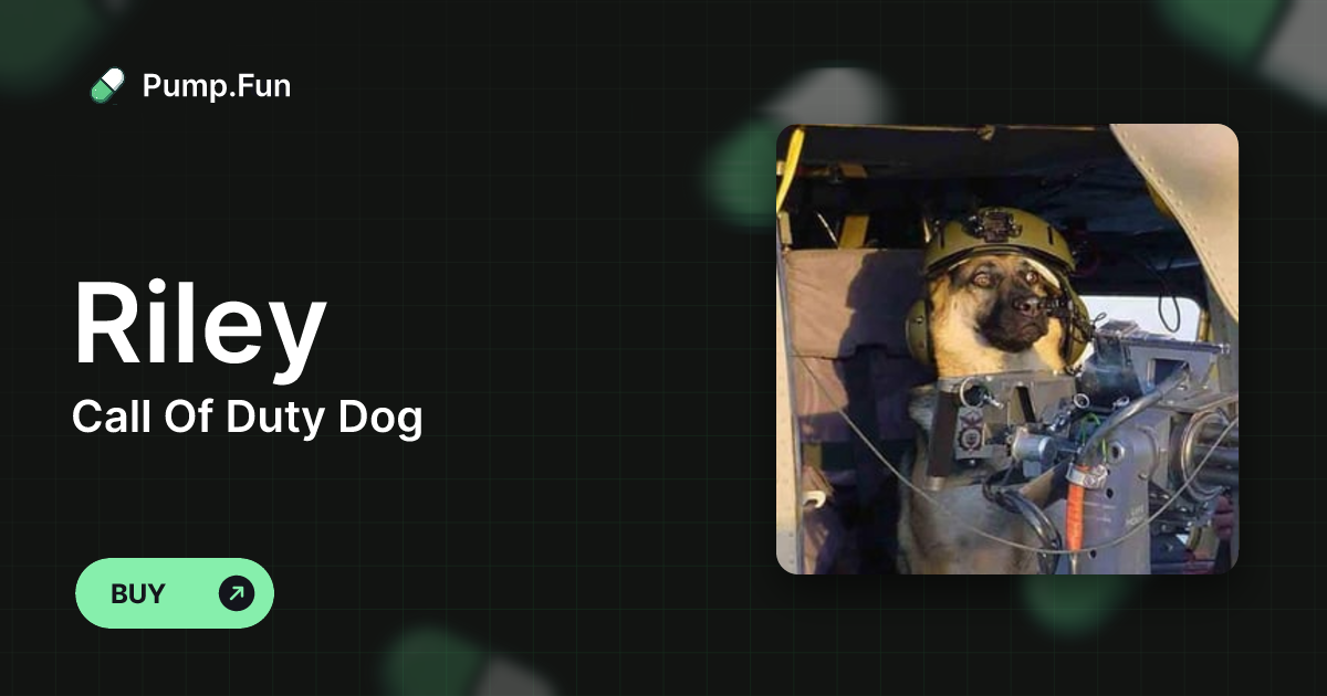 Call Of Duty Dog (Riley) - Pump