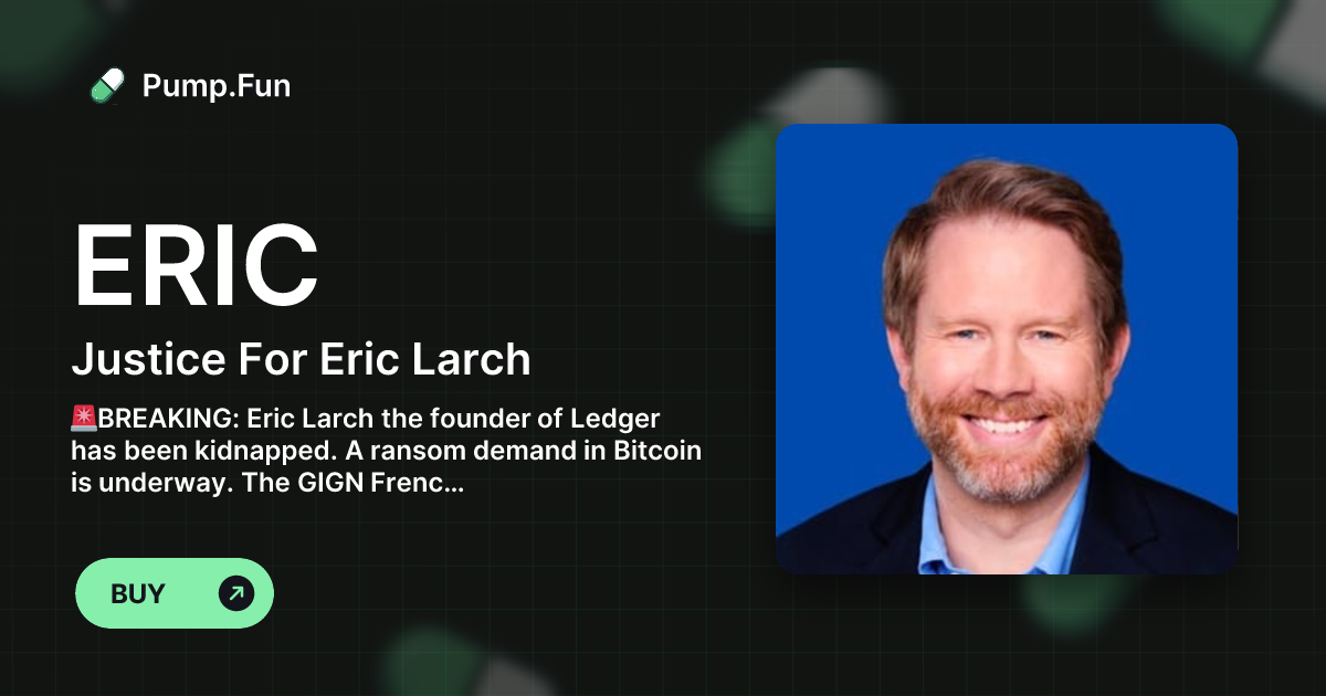 Justice For Eric Larch (ERIC) - Pump