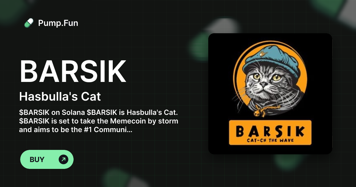 Hasbulla's Cat (BARSIK) - Pump