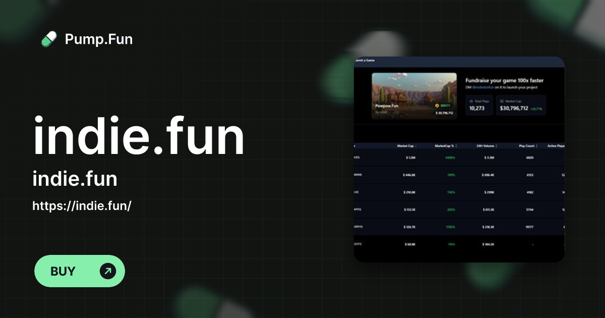 indie.fun (indie.fun) - Pump