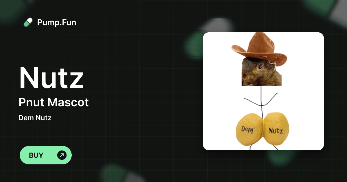 Pnut Mascot (Nutz) - Pump