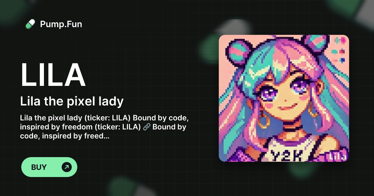 Lila the pixel lady (LILA) - Pump