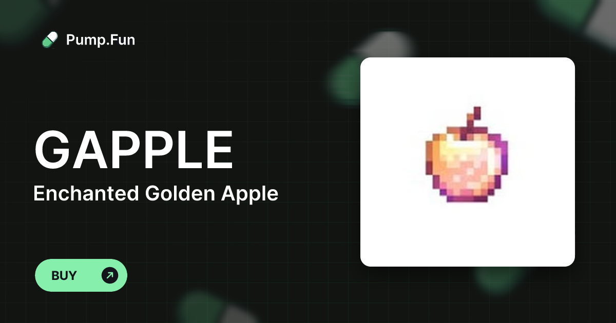 Enchanted Golden Apple (GAPPLE) - Pump