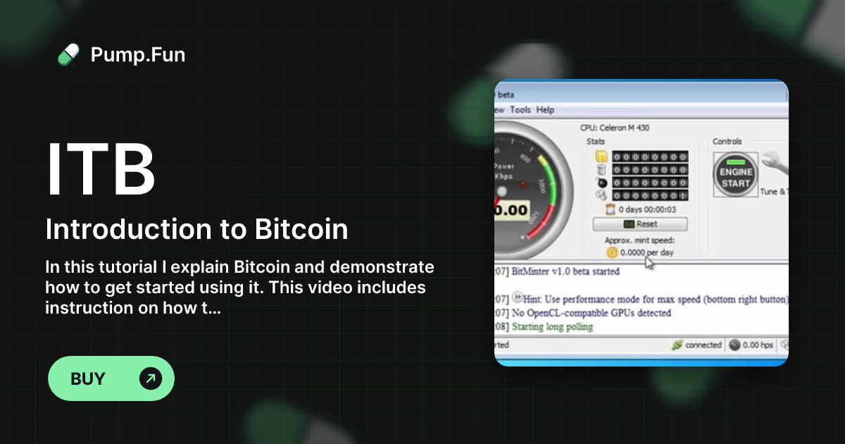 Introduction to Bitcoin (ITB) - Pump