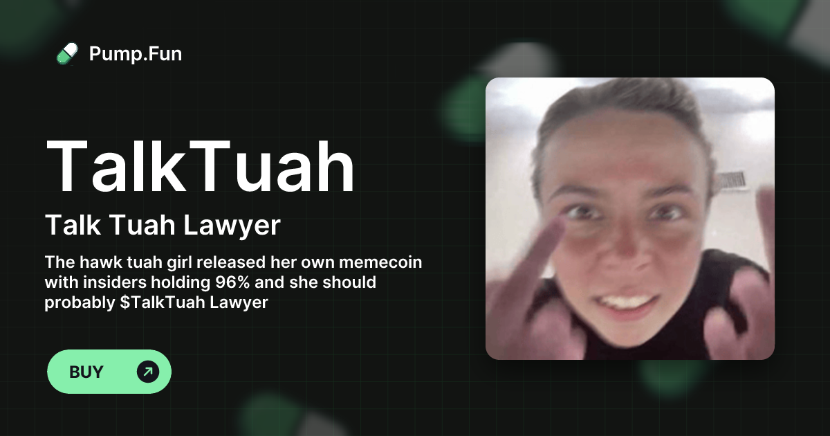 Talk Tuah Lawyer (TalkTuah) - Pump