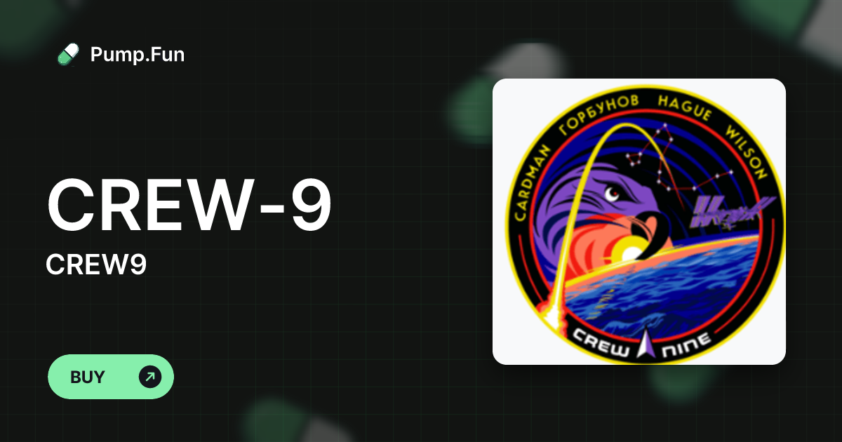 CREW9 (CREW-9) - Pump