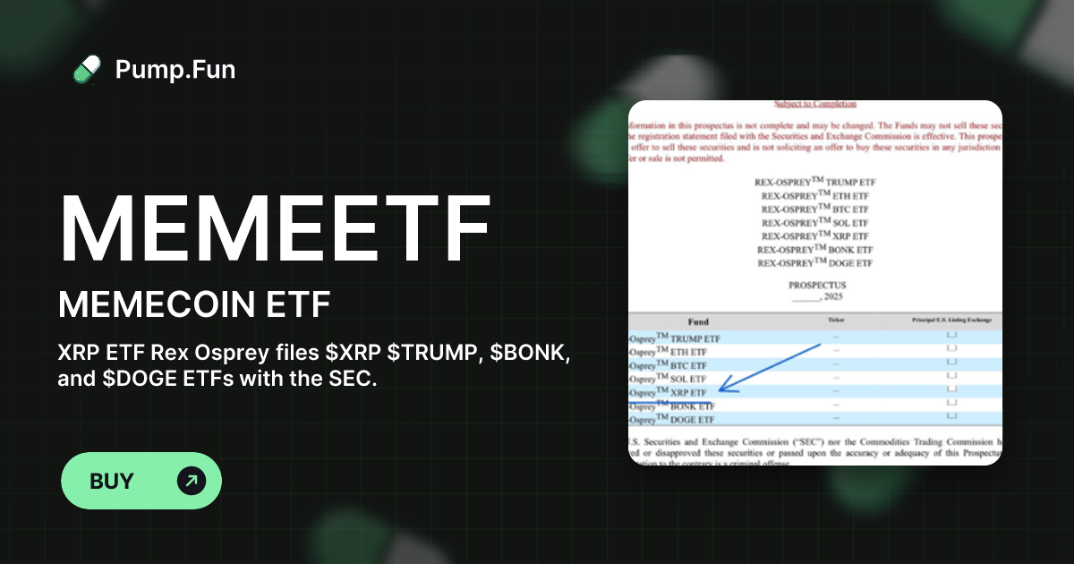 MEMECOIN ETF (MEMEETF) - Pump
