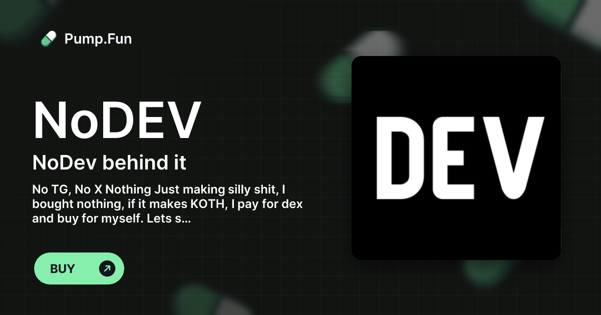 NoDev behind it (NoDEV) - Pump