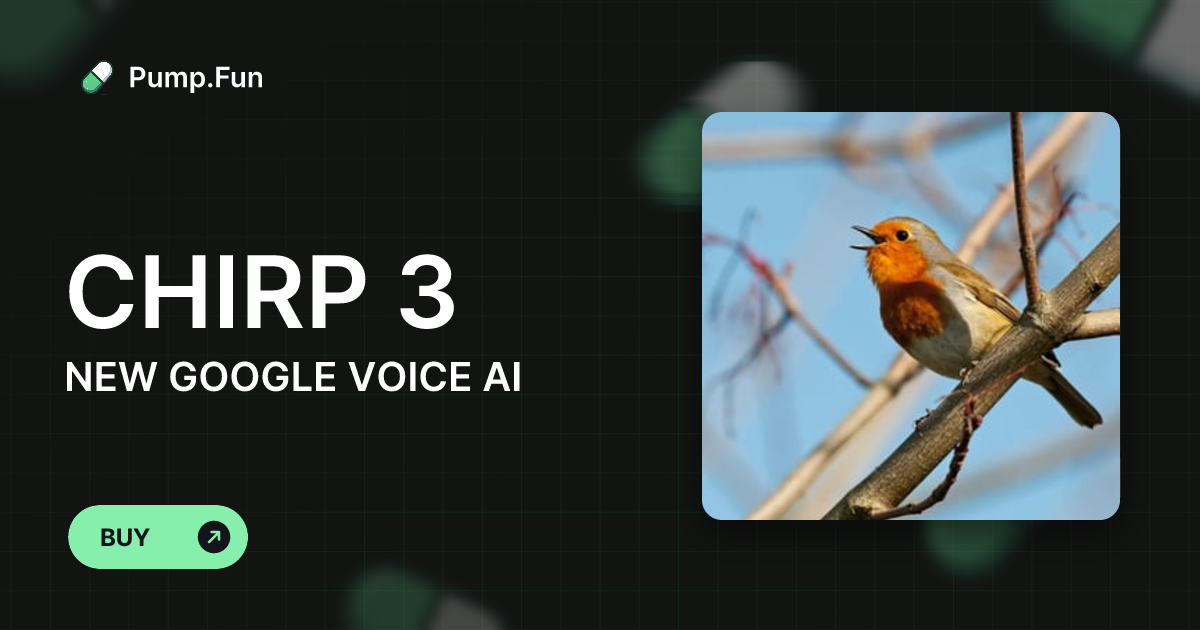 NEW GOOGLE VOICE AI (CHIRP 3) - Pump