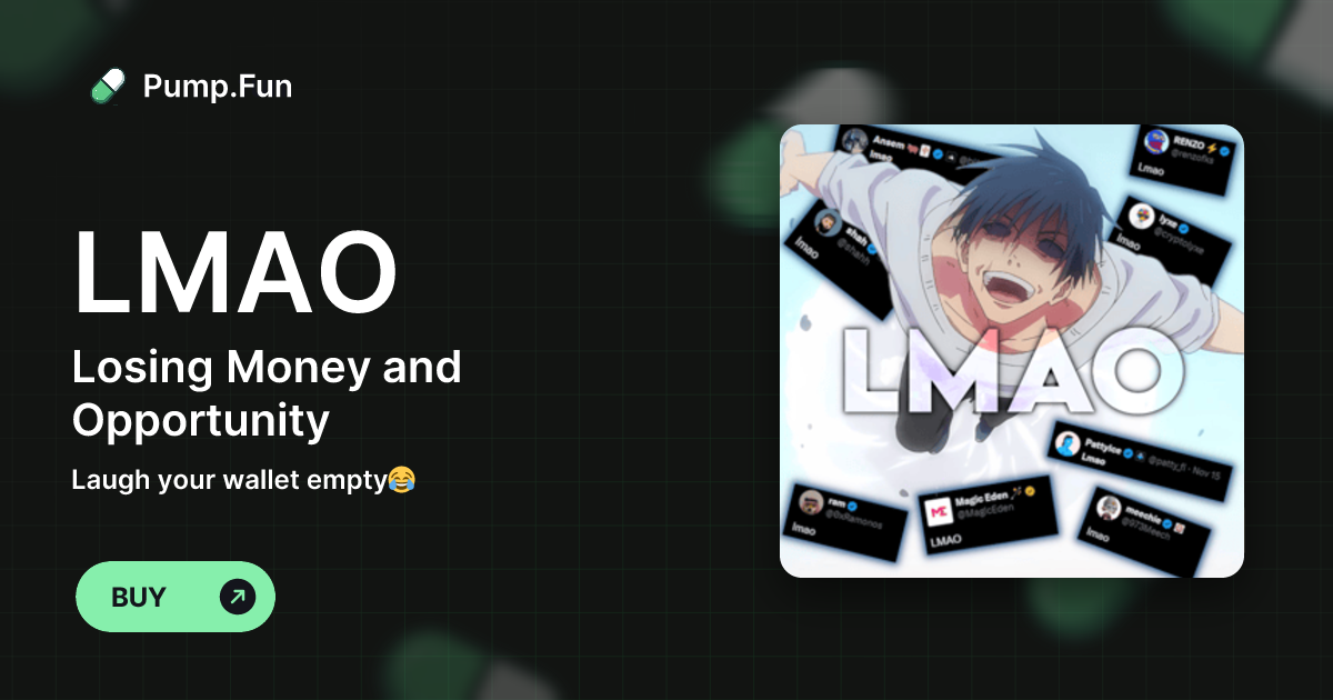 Losing Money and Opportunity (LMAO) - Pump