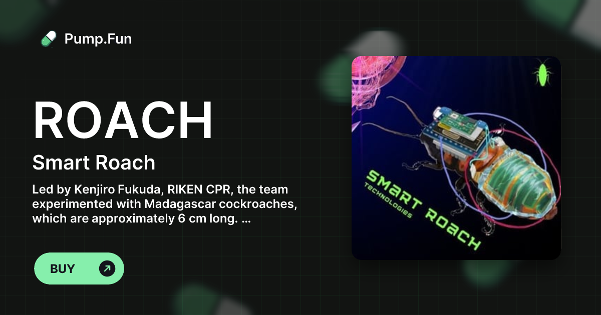 Smart Roach (ROACH) - Pump