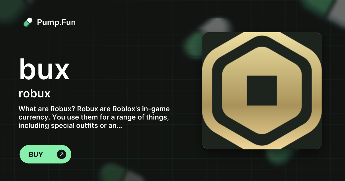 robux (bux) - Pump