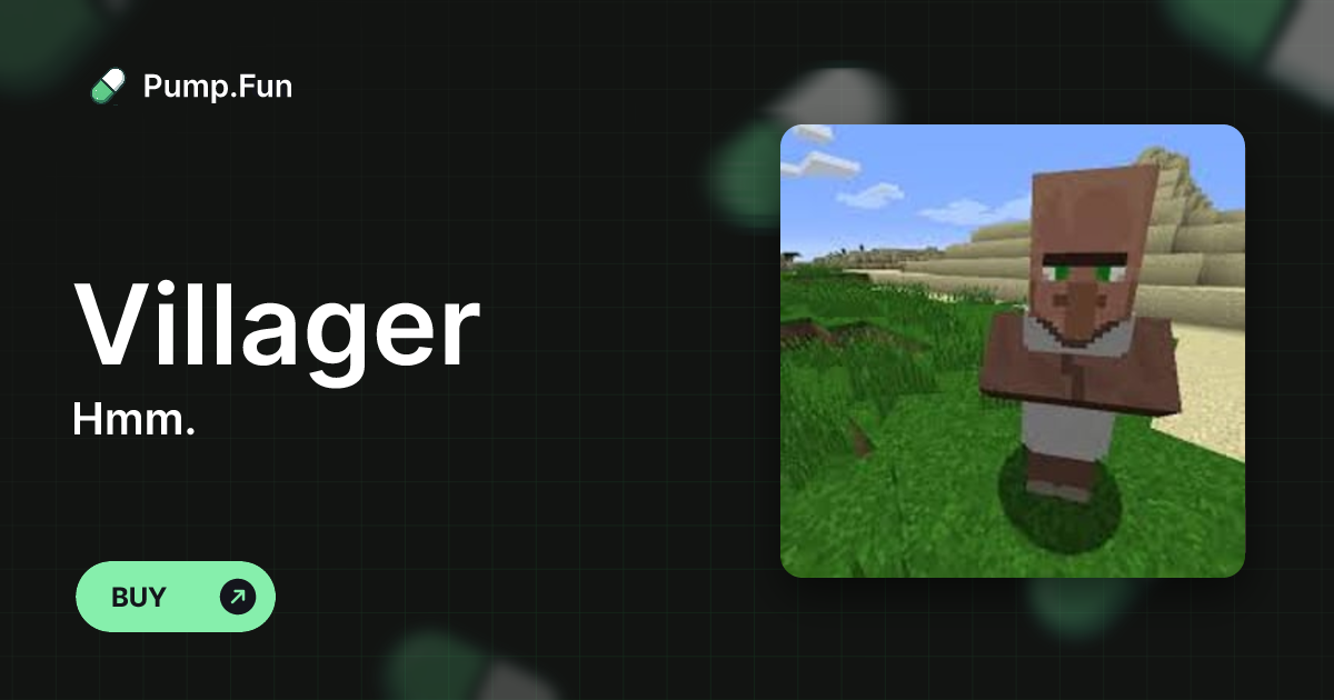 Hmm. (Villager) - Pump