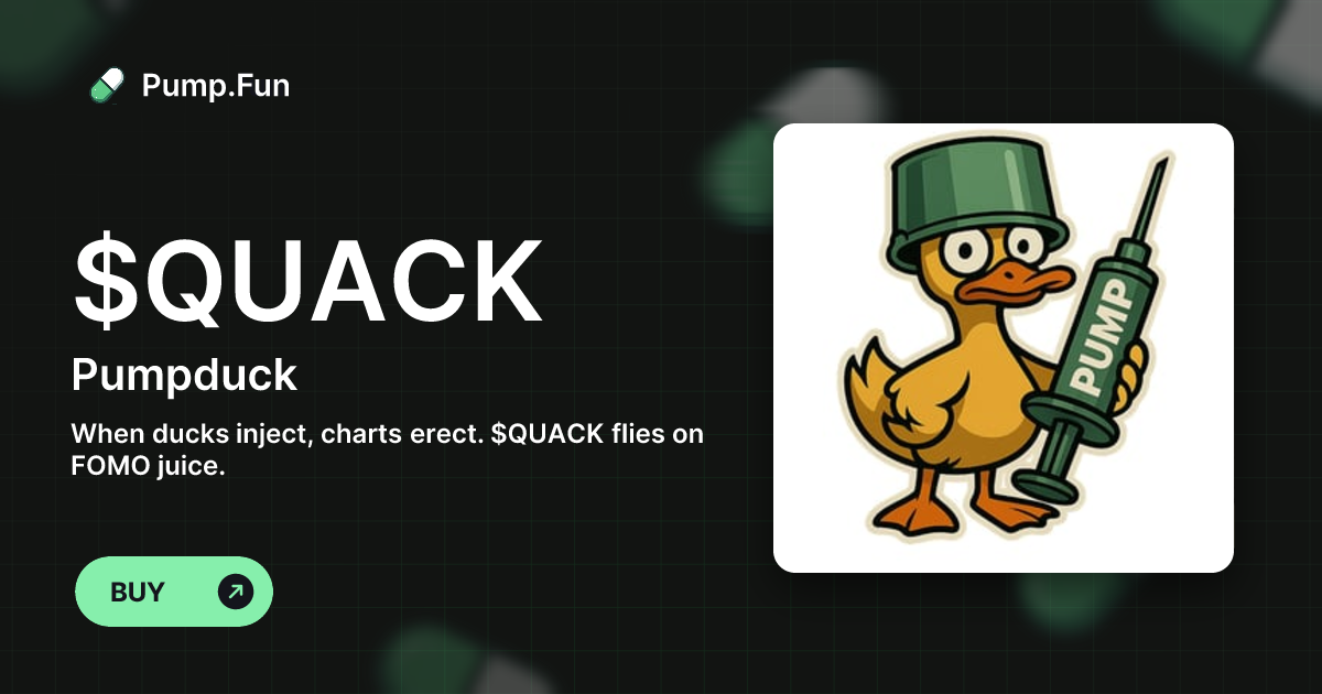 Pumpduck ($QUACK) - Pump