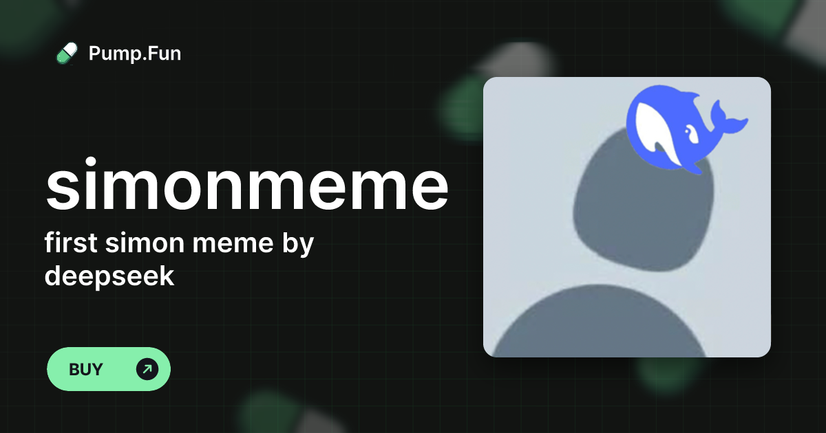 first simon meme by deepseek (simonmeme) - Pump
