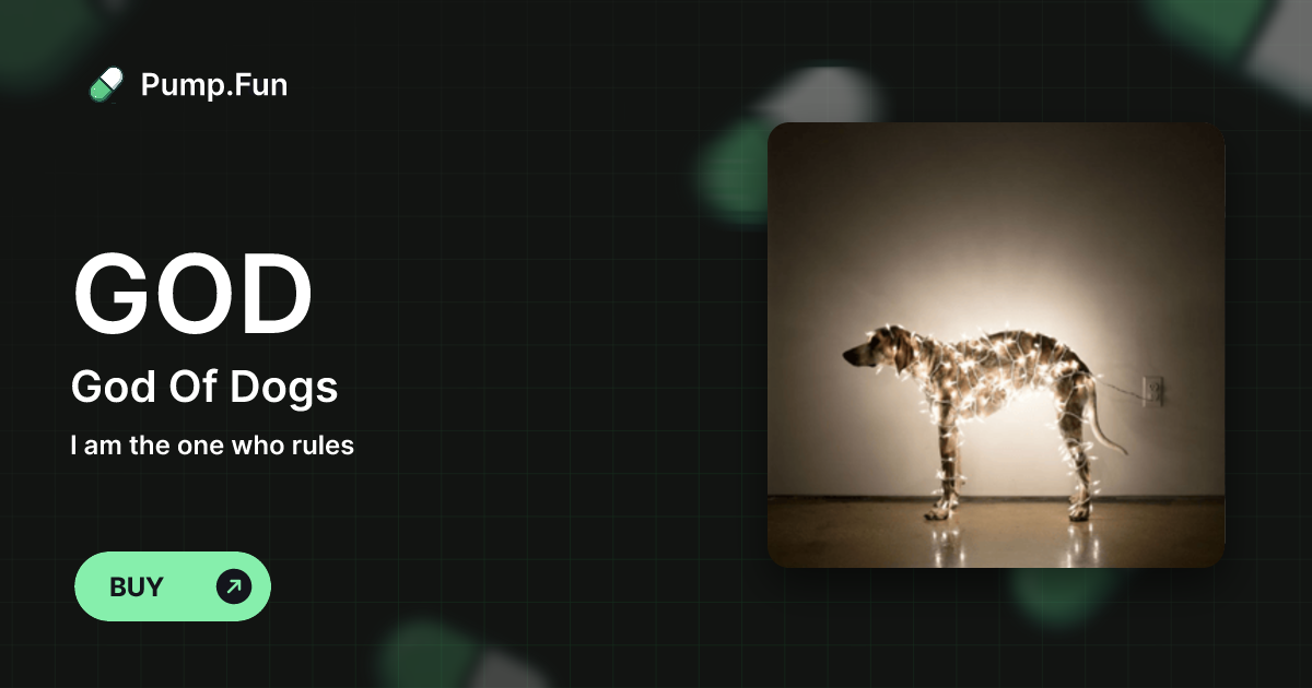 God Of Dogs (GOD) - Pump