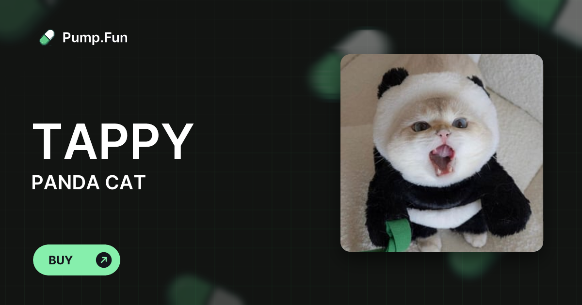 PANDA CAT (TAPPY) - Pump