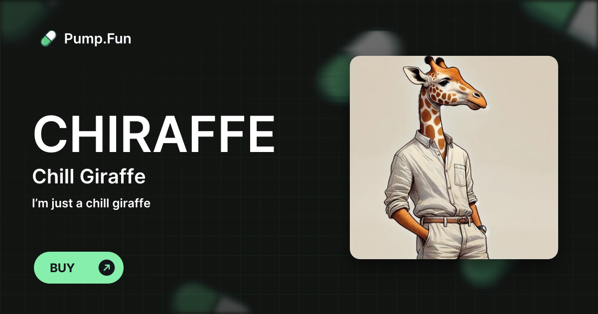 Chill Giraffe (CHIRAFFE) - Pump