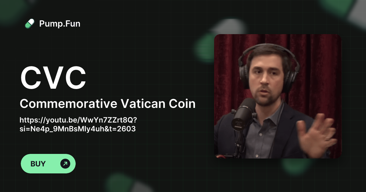 Commemorative Vatican Coin (CVC) - Pump