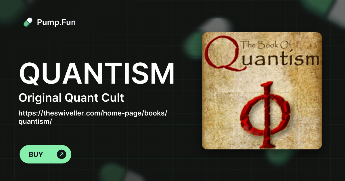Original Quant Cult (QUANTISM) - Pump