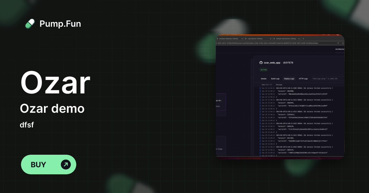 Ozar demo (Ozar) - Pump