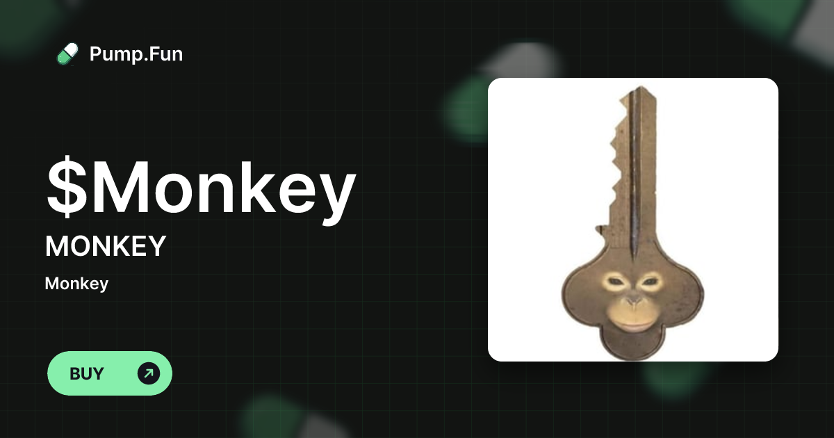 MONKEY ($Monkey) - Pump