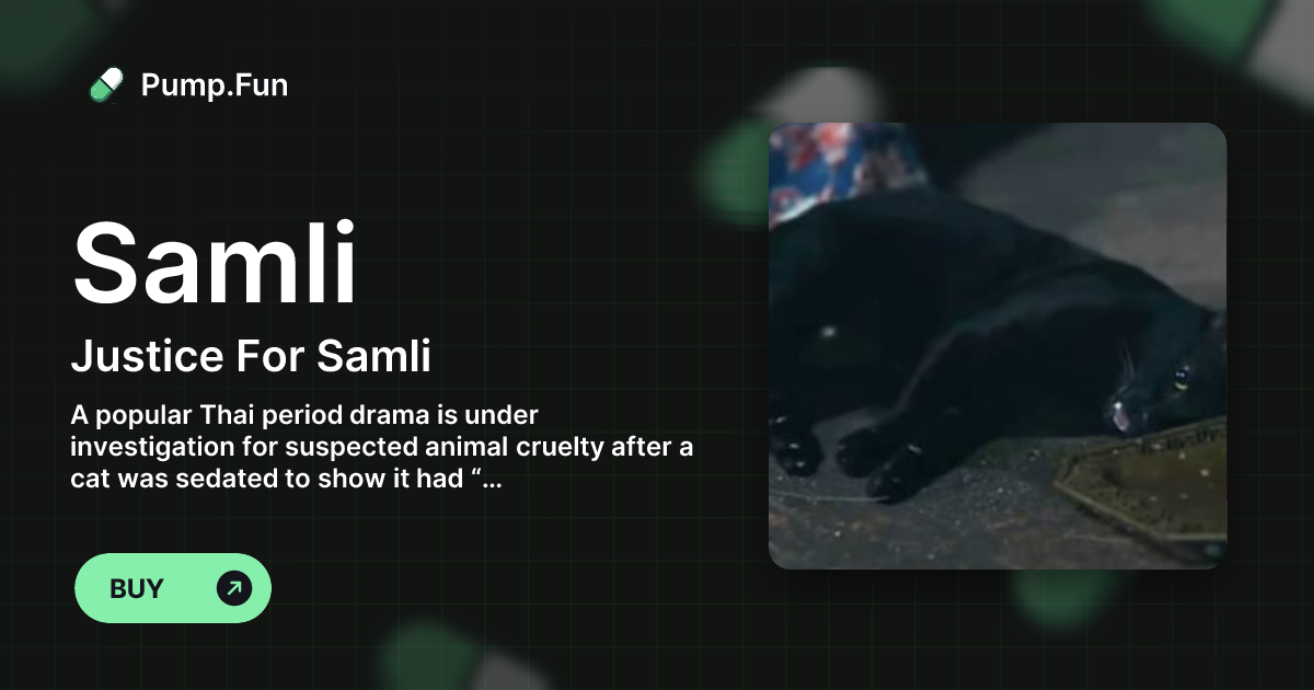 Justice For Samli (Samli) - Pump
