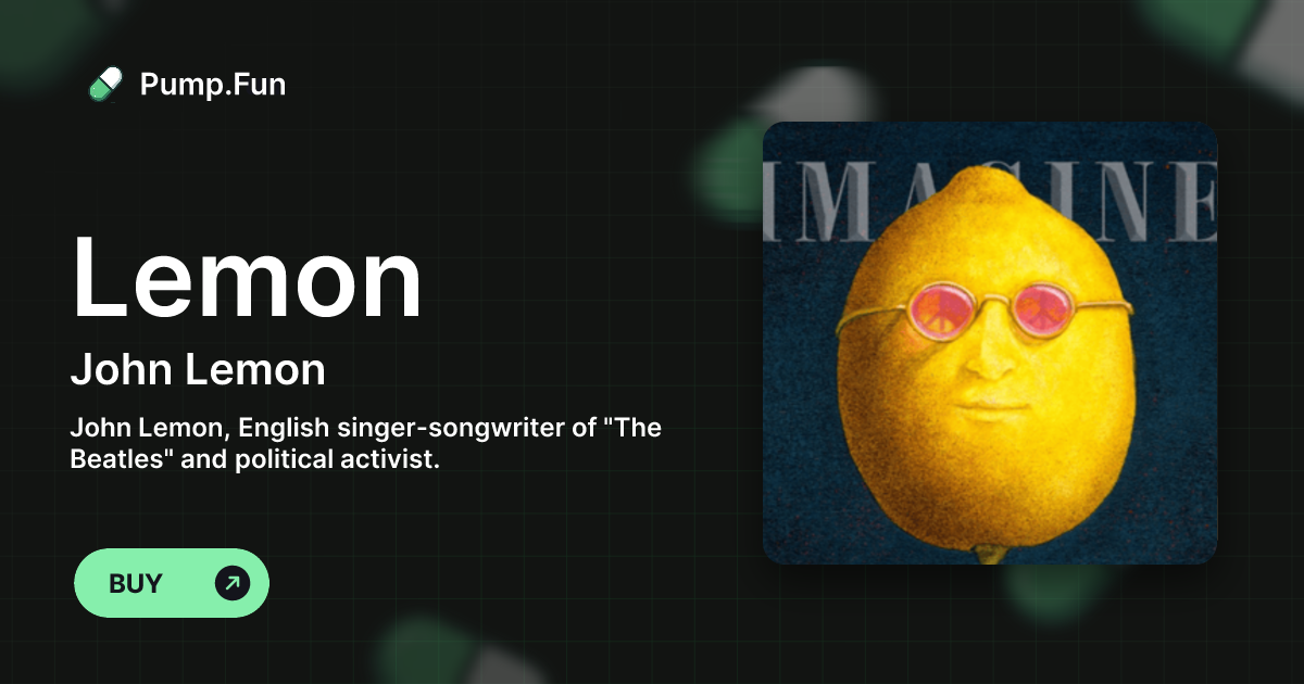 John Lemon (Lemon) - Pump