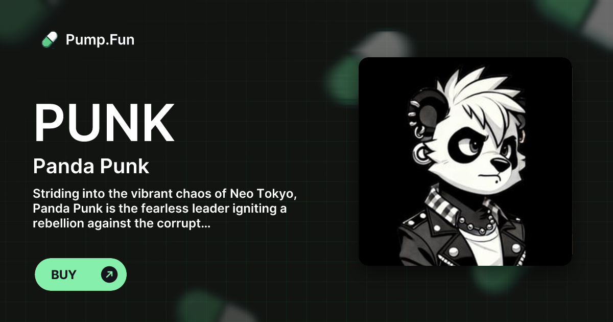 Panda Punk (PUNK) - Pump